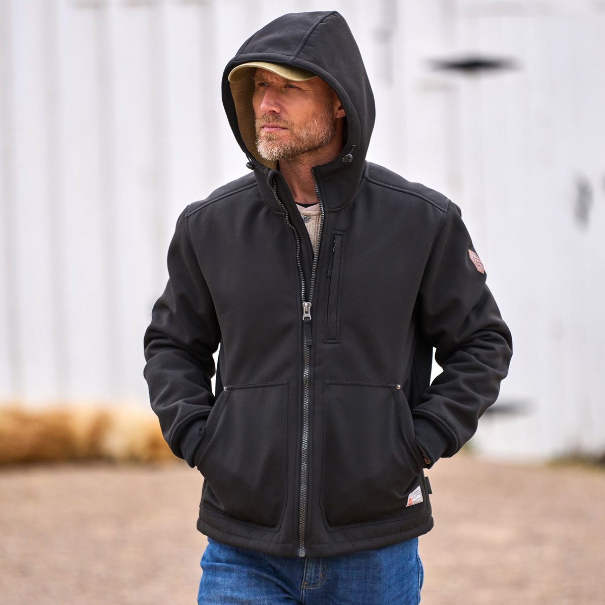 Men's Wind River Burly Canvas Softshell Jacket – Free Country
