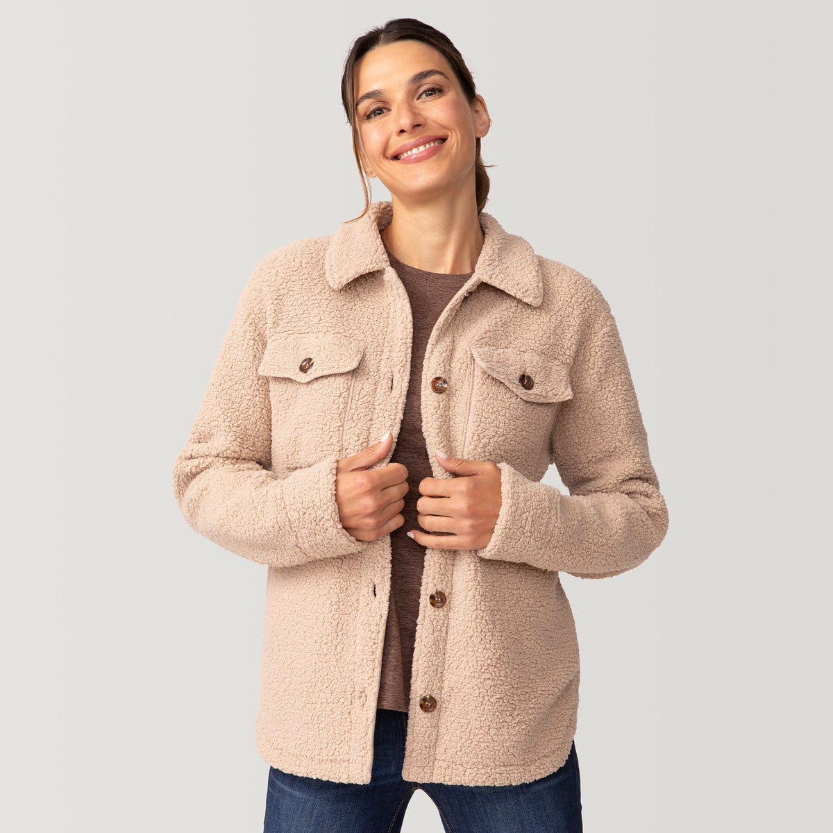 Women's Sherpa Shacket – Free Country