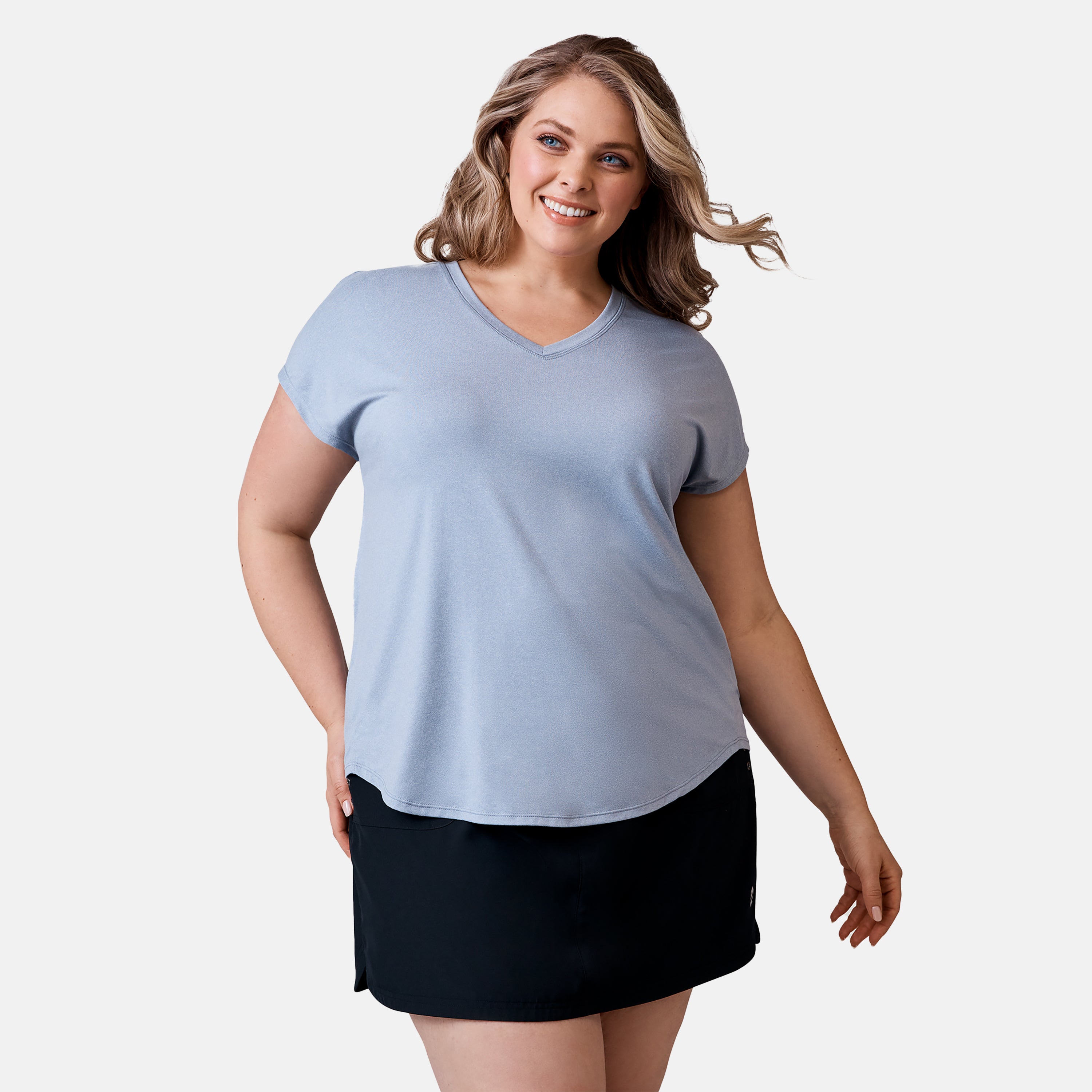 Women's Plus Size Microtech Chill B Cool Tee – Free Country